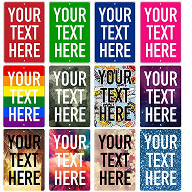 Custom Signs - Custom Parking Signs 8 inch x12 inch Personalized Gifts ...