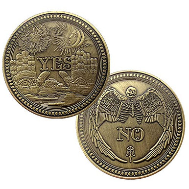 BirchRiver Yes No Challenge Coin Decision Maker Commemorative Collector ...