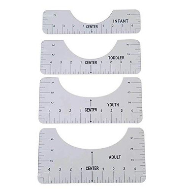 T Shirt Ruler Guide for Vinyl Tool for Centering Tshirt Rulers for ...