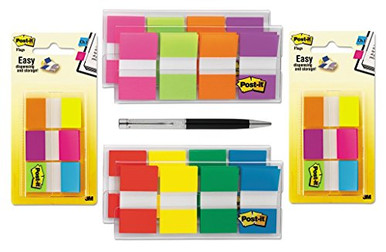 Post-it 1" Flags Bundle, Assorted Bright and Primary Colors (440-Flags ...