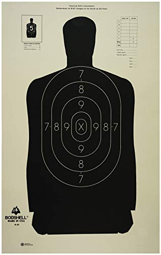 BodShell B-29 Paper Shooting Targets 14 inchx22 inch Bulk Pack ...
