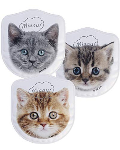 Reusable Cold Pack Set 3 Kittens - Variety Cold Pack for Fever Bumps ...