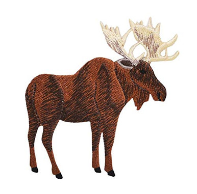 `-2-3 4 inch x 3 inch- Moose - Full Body - Facing Right - Natural ...