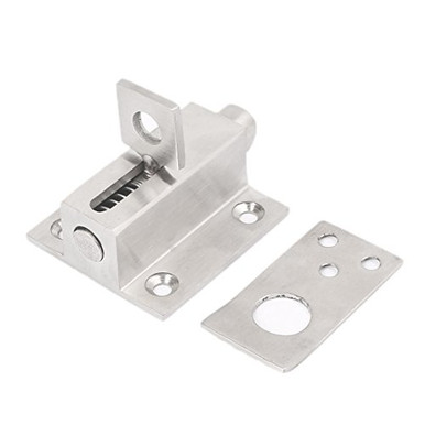 uxcell Door Gate Spring Loaded Stainless Steel Automatic Barrel Bolt ...