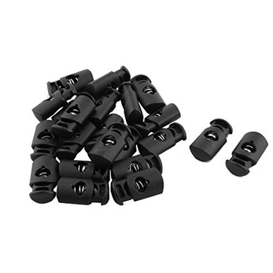 uxcell Travel Cord Locks Spring Loaded Stopper Toggle Buckle Rope Clamp ...