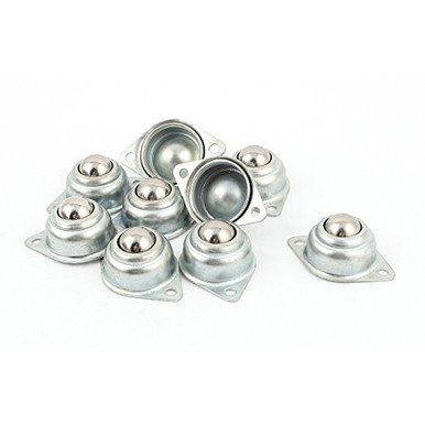uxcell 9 Pcs Flange Mounted Ball Transfer Bearing Unit Conveyor Roller ...