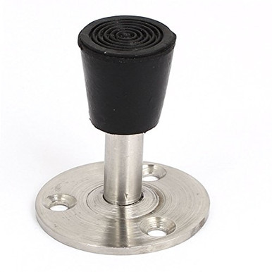 uxcell Cylinder Shape Round Base Floor Mounted Door Stop Stopper ...