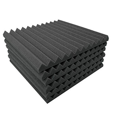 6 Pack Charcoal Egg Crate Foam Acoustic Foam Tiles Soundproofing Foam ...