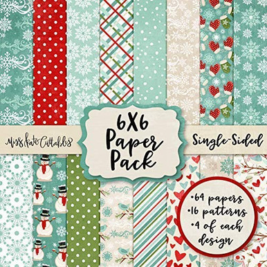 6X6 Pattern Paper Pack - Winter Wonderland - Card Making Scrapbook ...