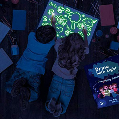Illuminated Light Drawing Board - Educational Drawing Board Light ...