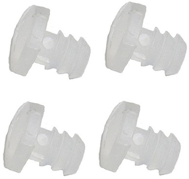 Press-in Bumper Feet Stem Bumpers 3 8 inch Clear Silicone Rubber -Clear ...