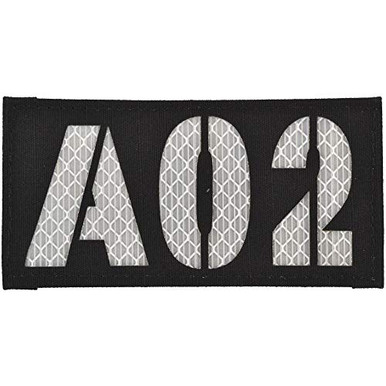 Custom White Honeycomb Reflective Laser Cut - 2x4 Cordura Call Sign ...