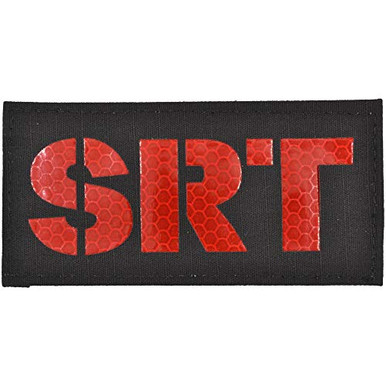 Custom Red Honeycomb Reflective Laser Cut - 2x4 Cordura Call Sign Patch - Black ...