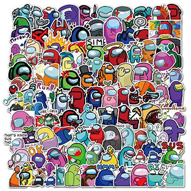 Among Us Stickers 100 Pcs Game Theme Stickers for Laptop Trendy Water ...