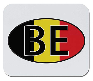 Belgium Flag Sticker World Flags Country Nations - Non-Slip Rubber ...