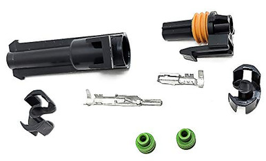 1-Pin Delphi Metri-Pack 280 Series Waterproof Connector 16 awg 30Amp ...