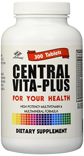 NCB Central Vita-Plus High Potency Multivitamins and Multimineral 300 ...