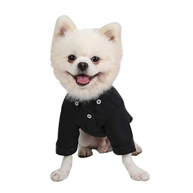Fashion Adorable Pet Dog Polo Shirt Spring and Fall Breathable Simple ...