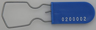 High Security Tamper Evident Wire Padlock Seals Blue Pack of 25 ...