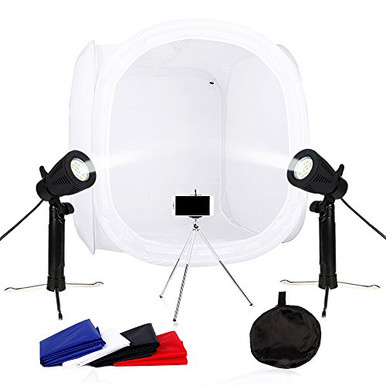 16"x16" Photography Photo Studio Box Lightbox Light Tent Cube Box with ...
