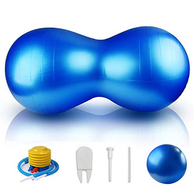 Peanut Fitness Ball Yoga Exercise Ball Balance Ball Physio Roll for ...