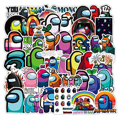 100pcs Among us Stickers Pack Waterproof Vinyl Decals -100pcs ...