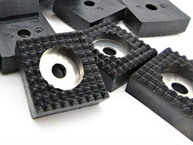 5 8 inch Square Rubber Feet for Desktop Equipment. Non Slip Waffle ...