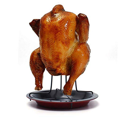 Roasted Chicken Rack Holder Homeself Turkey Rack Grill Chicken Roaster ...