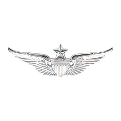 Army Senior Aviator Badge Full Size Mirror Finish - Warehousesoverstock
