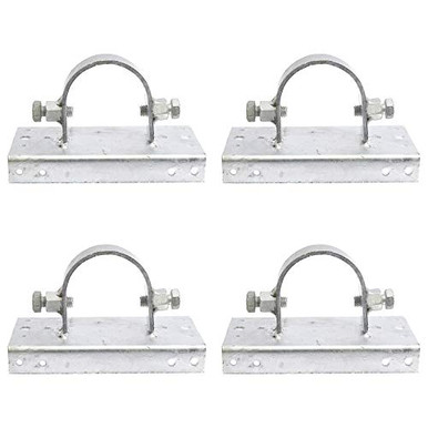 Chain Link Fence 2 1 2 inch -2 3 8 inch OD- x 6 inch Wood to Steel Post ...