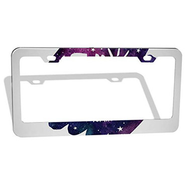 WUVWU Personality Text and Watercolor Starry Sky Design Pattern License ...