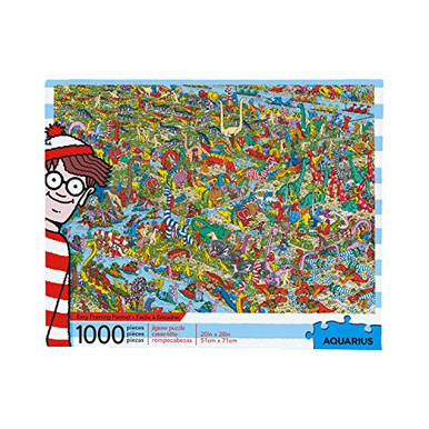 AQUARIUS Where s Waldo Dinosaurs -1000 Piece Jigsaw Puzzle ...