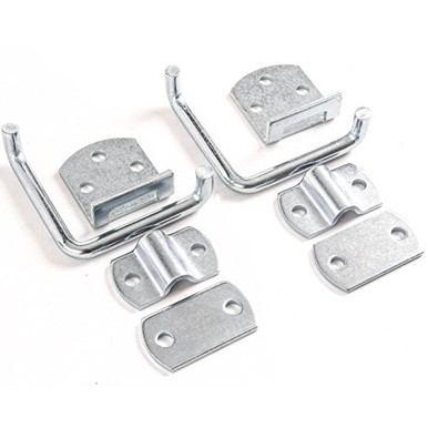 Red Hound Auto Qty 2 Stake Body Rack Straight Mount Bent Bracket Gate ...