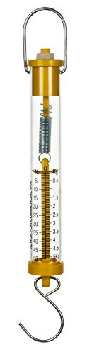 Eisco Labs Newton Force Meter Spring Scale - Max Capacity 50N 5Kg Dual ...