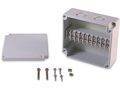 10 Position IVORY Terminal Enclosure Center Mounted - Warehousesoverstock
