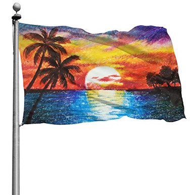 Landscape Drawing for Beginners American Flag 4x6 Ft Printed Polyester ...