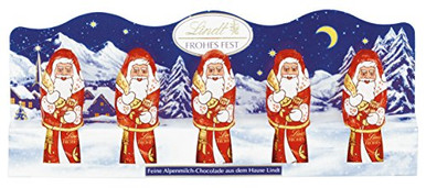 Lindt - Mini Santa Milk - 5x10g - Warehousesoverstock