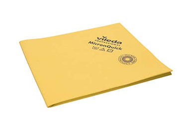Vileda Professional - Microfiber Cloth - MicronQuick -Yellow 5 Pack ...