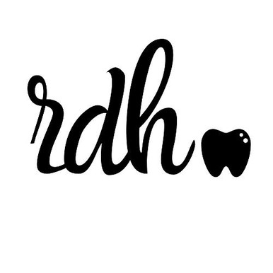 Lplop Cut Sticker Rdh Dental Hygienist Teeth Vinyl Decal Vinyl Wall ...