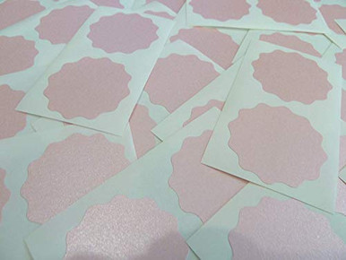 Minilabel 41mm Wavy Edge Certificate Wafer Company Seal Labels Stickers ...