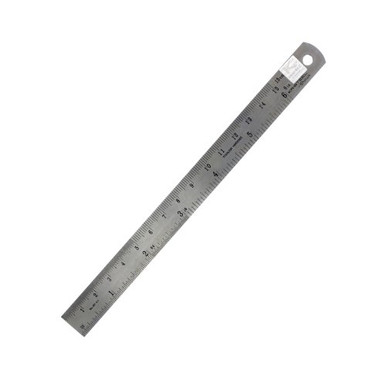 6 inch Flexible Stainless Steel Rule - Warehousesoverstock