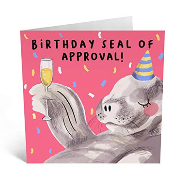 Central 23 - Celebration Birthday Card - Seal Of Approval - Funny Happy ...