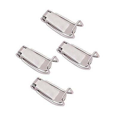 MroMax Stainless Steel 201 Spring Loaded Draw Toggle Latch Catches Hasp ...