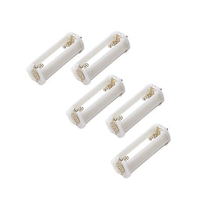 Fielect 5 Pcs AAA Size Series Connection Battery Convertor Adapter ...