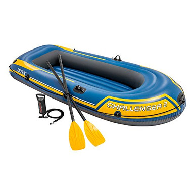 Intex Challenger 2, 2-Person Inflatable Boat Set with French Oars and ...