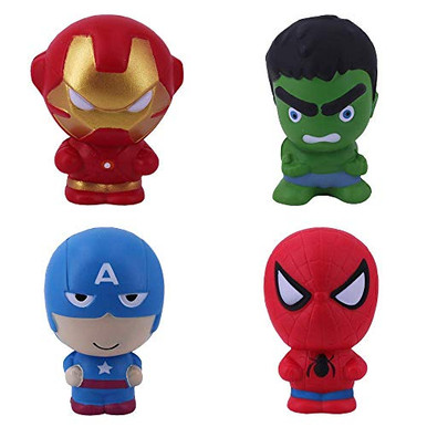 Senioroy Marvel Hero Squishy Toys Pack Slow Rising Super Soft with ...