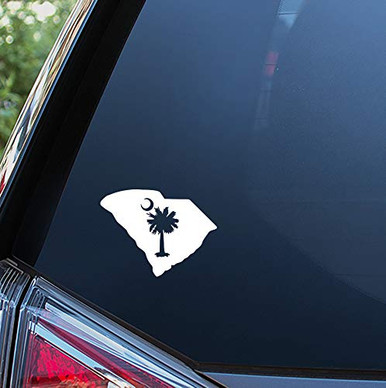 Lplop Cut Sticker South Carolina Palm Tree Sticker - 5 Inches Vinyl ...