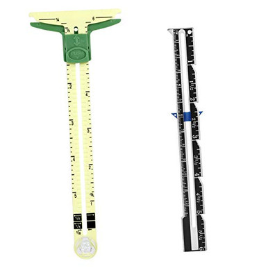 Sliding Gauge Measuring Sewing Tool 5-in-1 Sliding Gauge Measuring ...