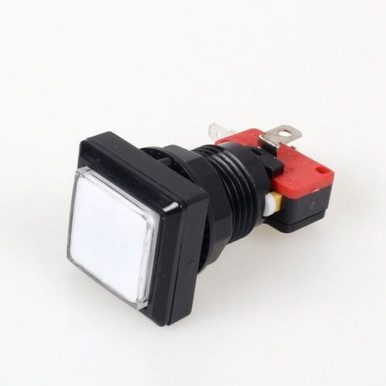 AliNature 10pcs 33mm Square LED Lamp Push Button MicroSwitch for Arcade ...