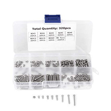 Stainless Steel Machine Screws Set 320pcs M2 Machine Screws Set ...